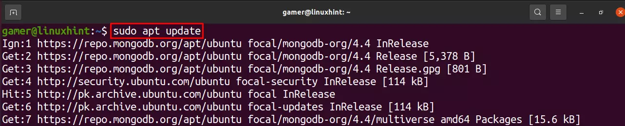 Ubuntu дээр MongoDB суулгана уу 7937_4
