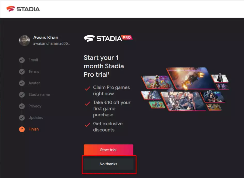 Wéi konfiguréieren a lafen Stadia op Raspberry Pi 7969_21