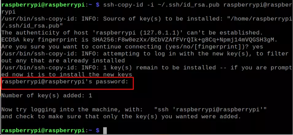 Befeiligje jo Raspberry Pi - SSH-kaaien ynstelle foar ferifikaasje 7974_6