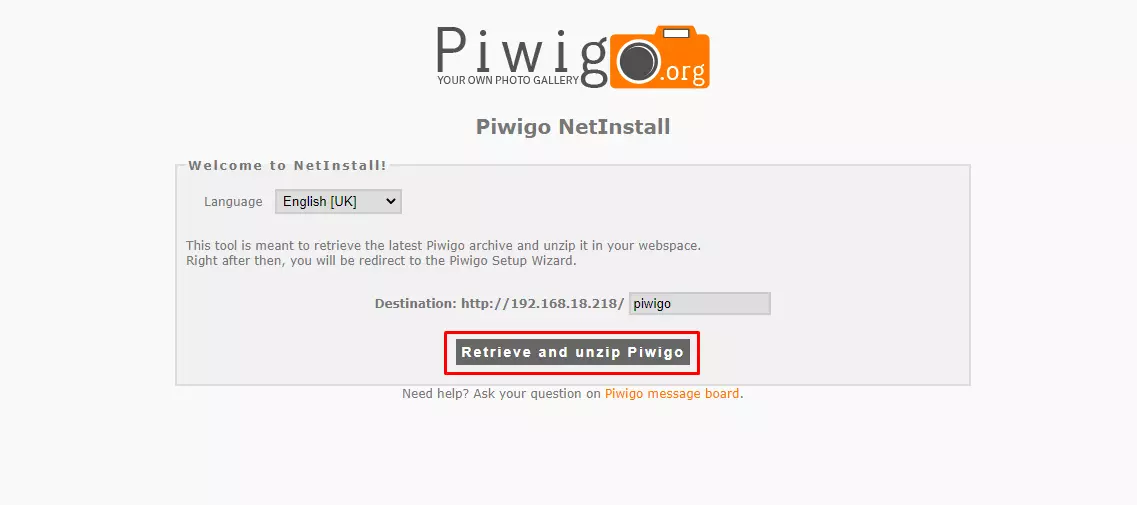 Raspberry Pi に PiWigo をインストールする方法 7977_11