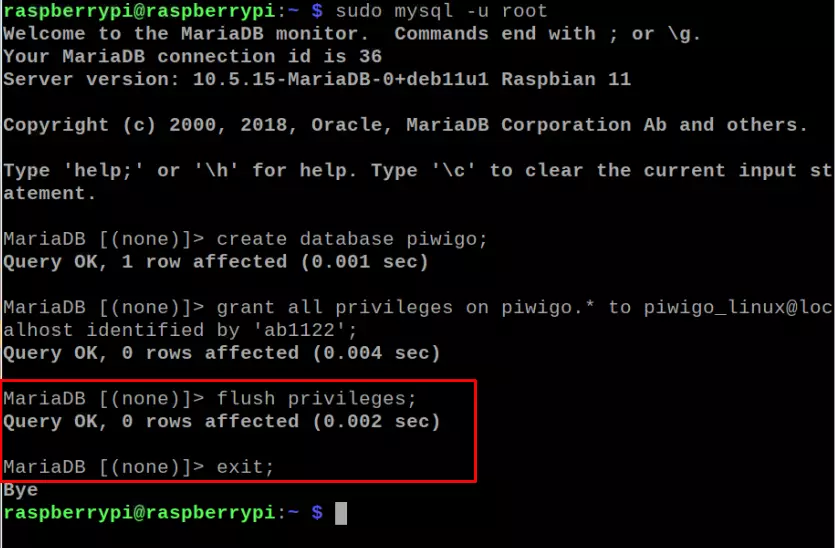 Kako instalirati PiWigo na Raspberry Pi 7977_5