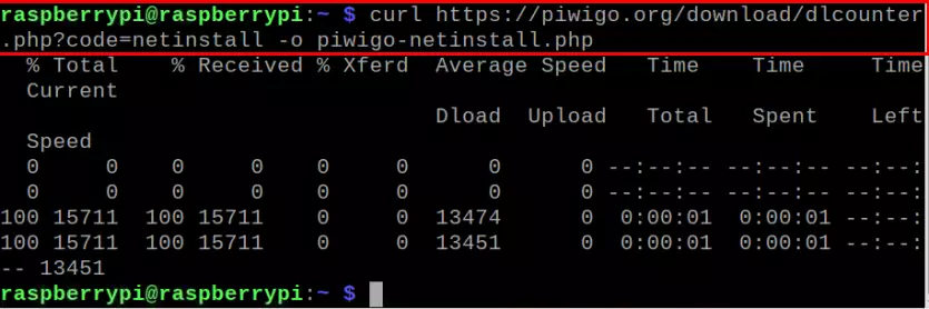 Wéi installéiert PiWigo op Raspberry Pi 7977_6