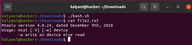 Operatori di reindirizzamento Bash Linux 797_4