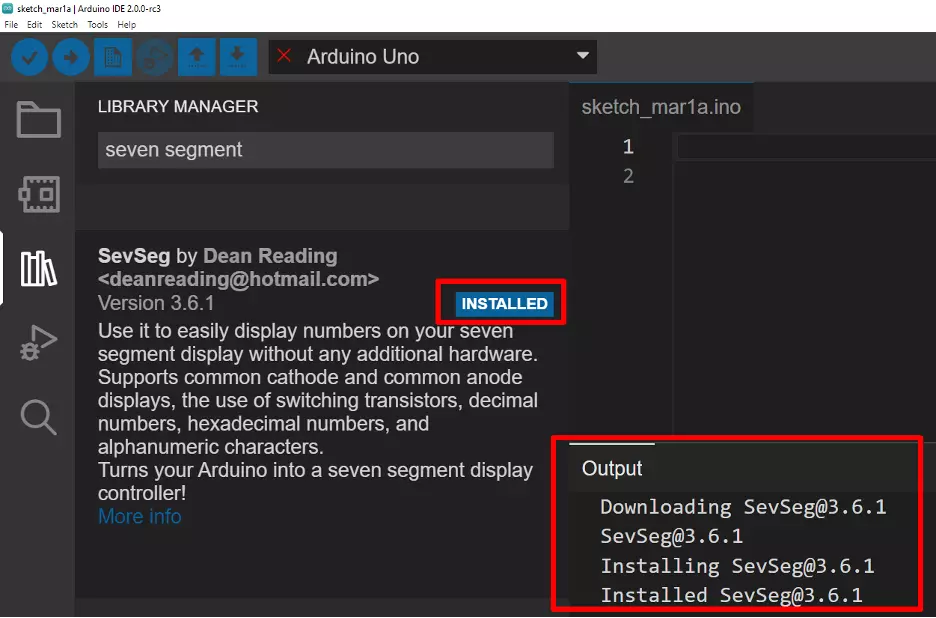 Arduino Uno के साथ इंटरफ़ेस 7 सेगमेंट डिस्प्ले कैसे करें 7982_6