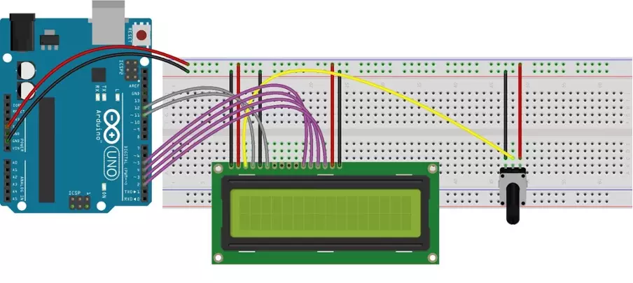 Mokhoa oa ho Bontša Litlhaku tse Khethehileng ho LCD u sebelisa Arduino Uno 7995_2