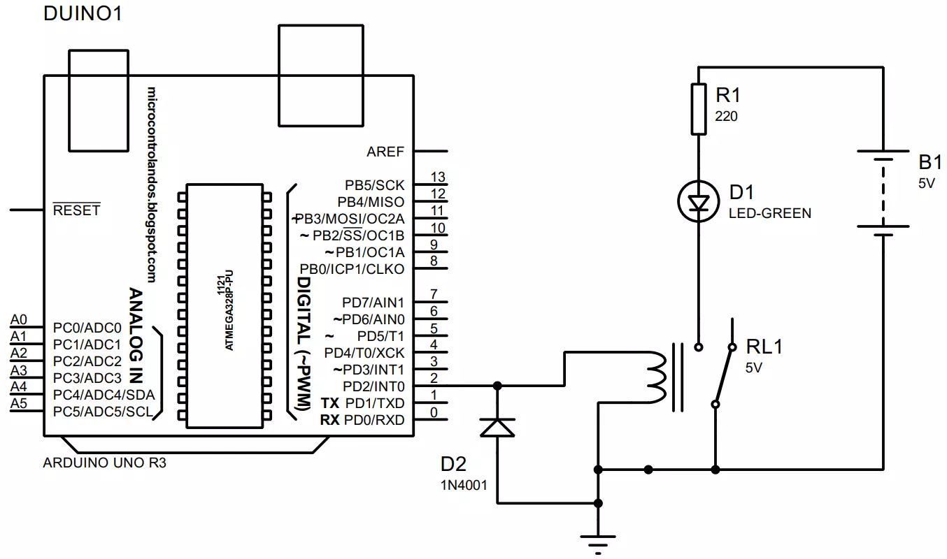 Kako spojiti relejni modul s Arduino Uno 7997_2