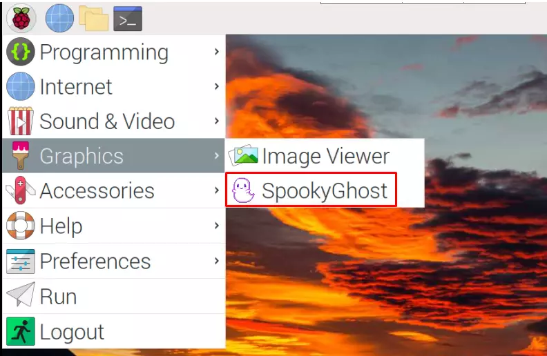 Kako instalirati SpookyGhost na Raspberry Pi 8005_8