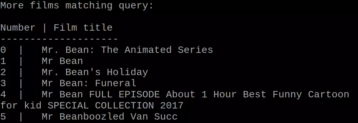 Cómo obtener información de películas en la terminal Raspberry Pi 8009_11