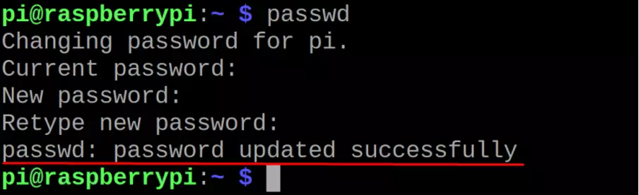 Ungalishintsha kanjani iphasiwedi ku-Raspberry Pi 8010_3