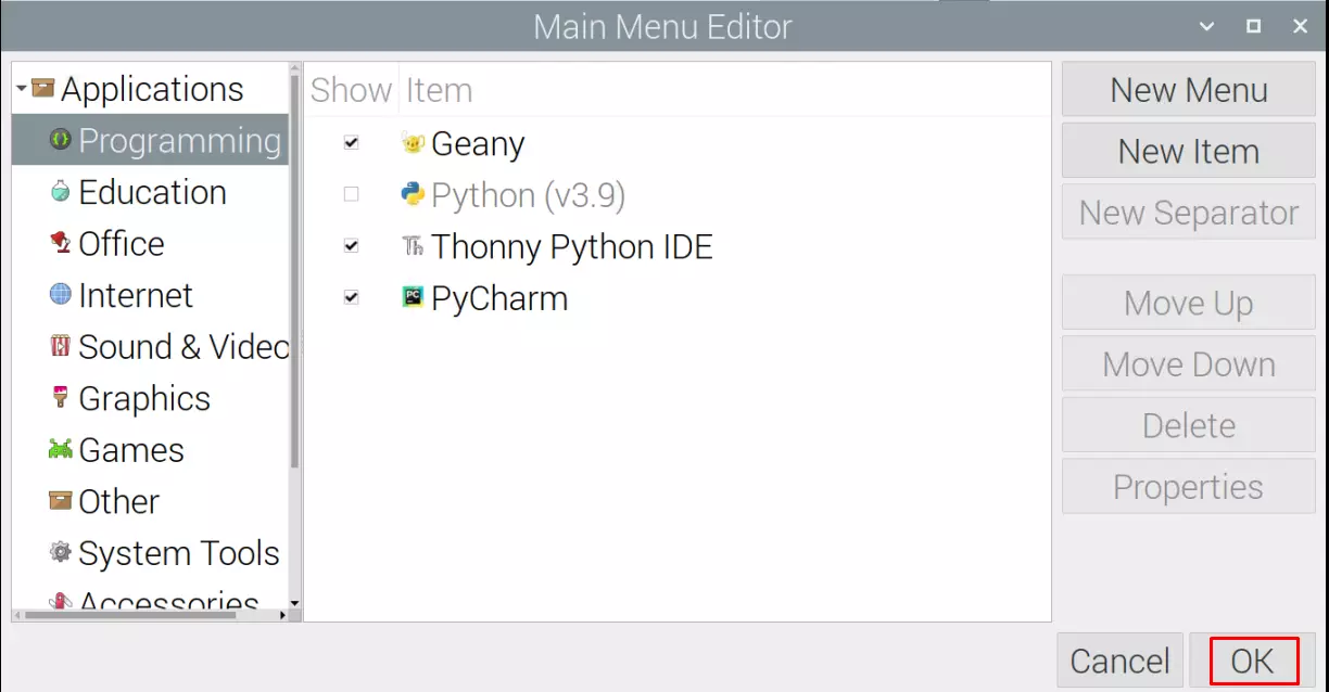 Como instalar o PyCharm no sistema operativo Raspberry pi 8013_10