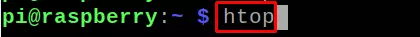 Htop ଏବଂ ping କମାଣ୍ଡ ବ୍ୟବହାର କରି ରାସବ୍ବାରୀ ପି କୁ କିପରି ସମାଧାନ କରିବେ | 8016_1