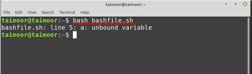 كيفية استخدام Set Command في Bash 801_14