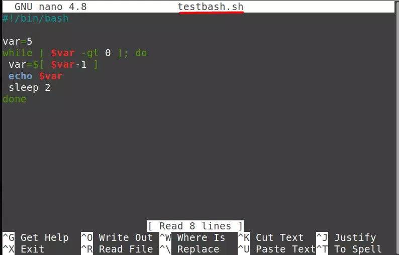 Πώς να χρησιμοποιήσετε το Set Command στο Bash 801_6