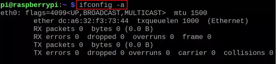 Como encontrar o endereço IP do sistema operacional Raspberry Pi 8026_3