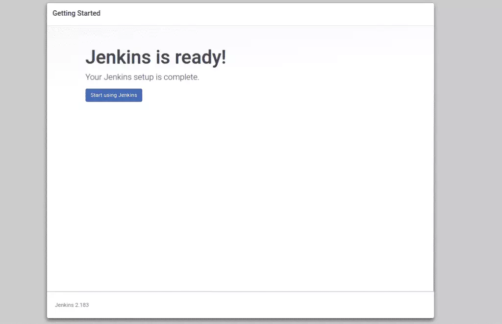 Conas Jenkins a shuiteáil le Docker ar Ubuntu 18.04 8043_5