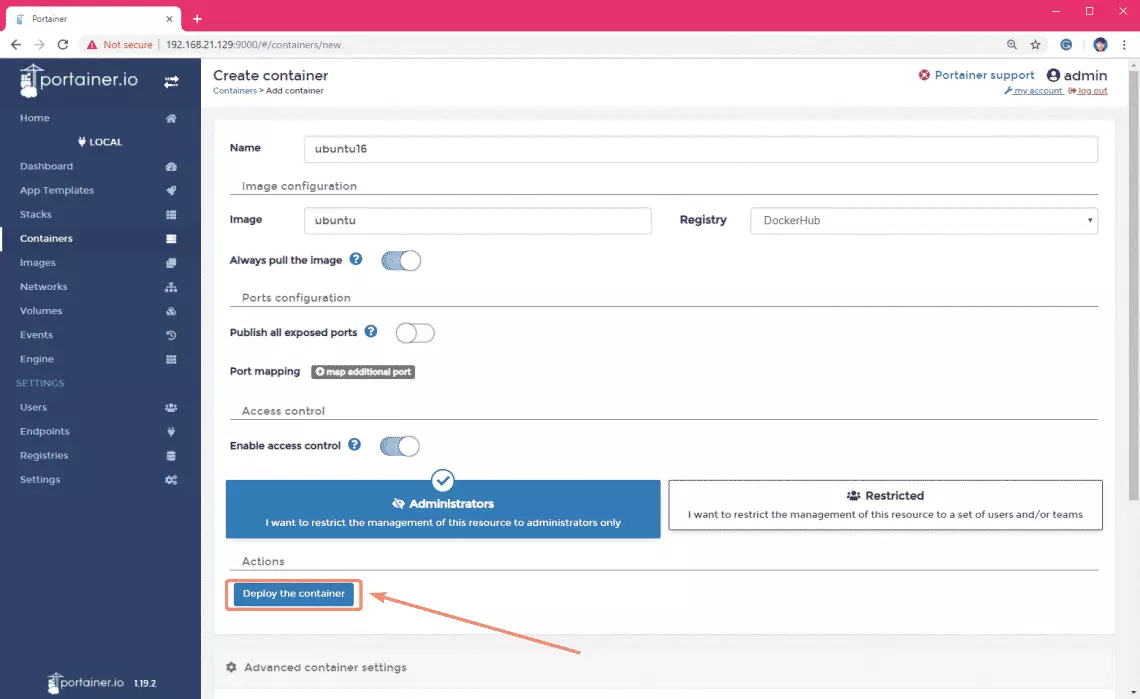 Instal Portainer - UI Manajemen Berbasis Web Docker 8046_14