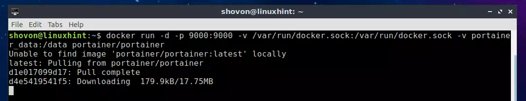 Усталюйце Portainer – інтэрфейс вэб-інтэрфейсу кіравання Docker 8046_3