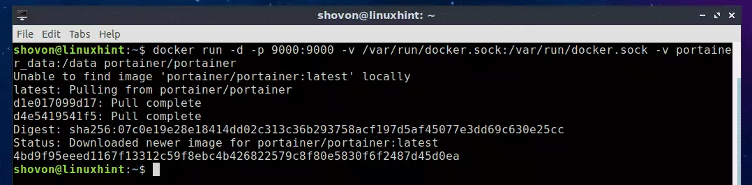 Усталюйце Portainer – інтэрфейс вэб-інтэрфейсу кіравання Docker 8046_4