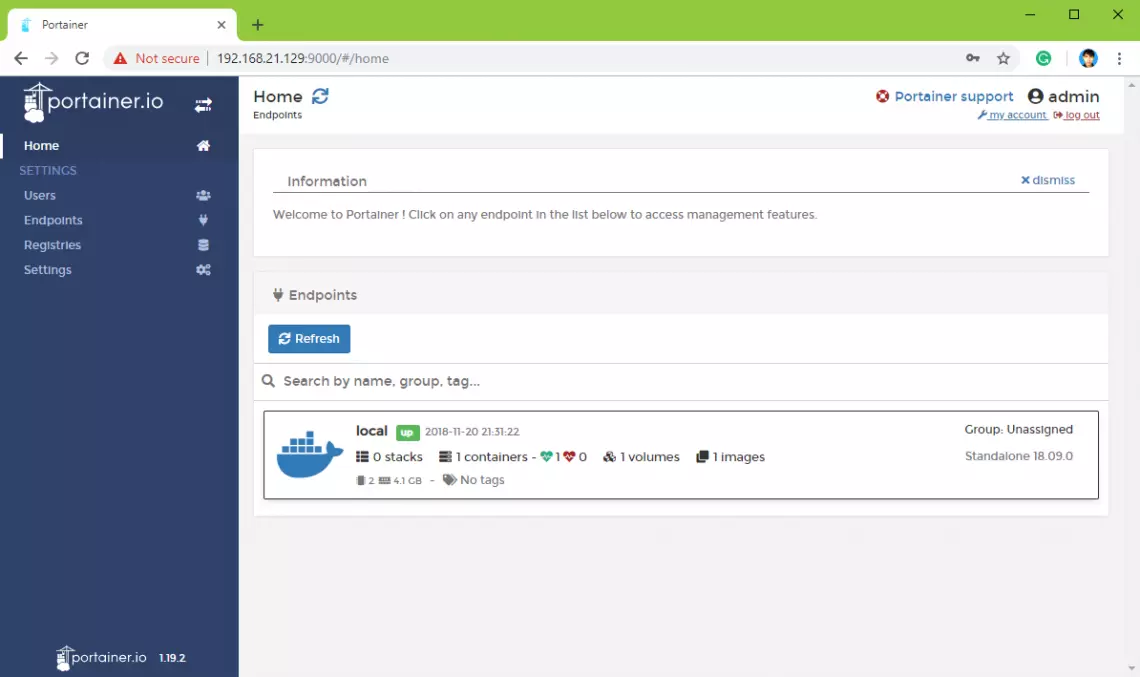 Installer Portainer - L'interface utilisateur de gestion basée sur le Web de Docker 8046_8