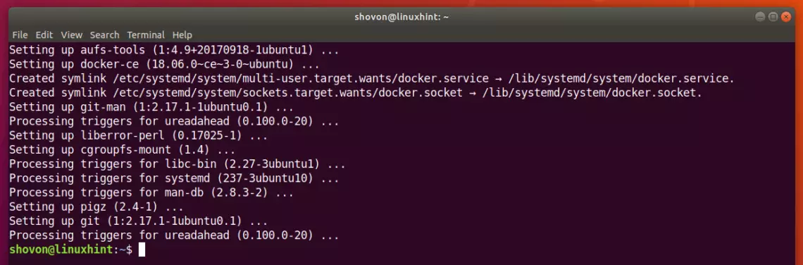 Docker installeren en gebruiken op Ubuntu 18.04 LTS 8053_13