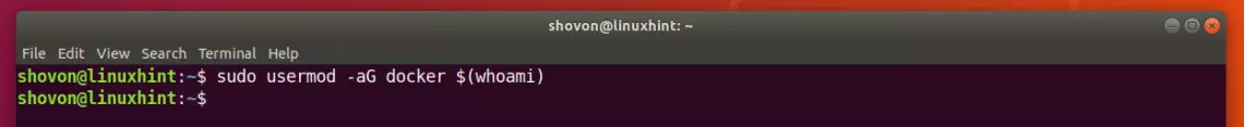 Ubuntu 18.04 LTS मा डकर कसरी स्थापना र प्रयोग गर्ने 8053_17