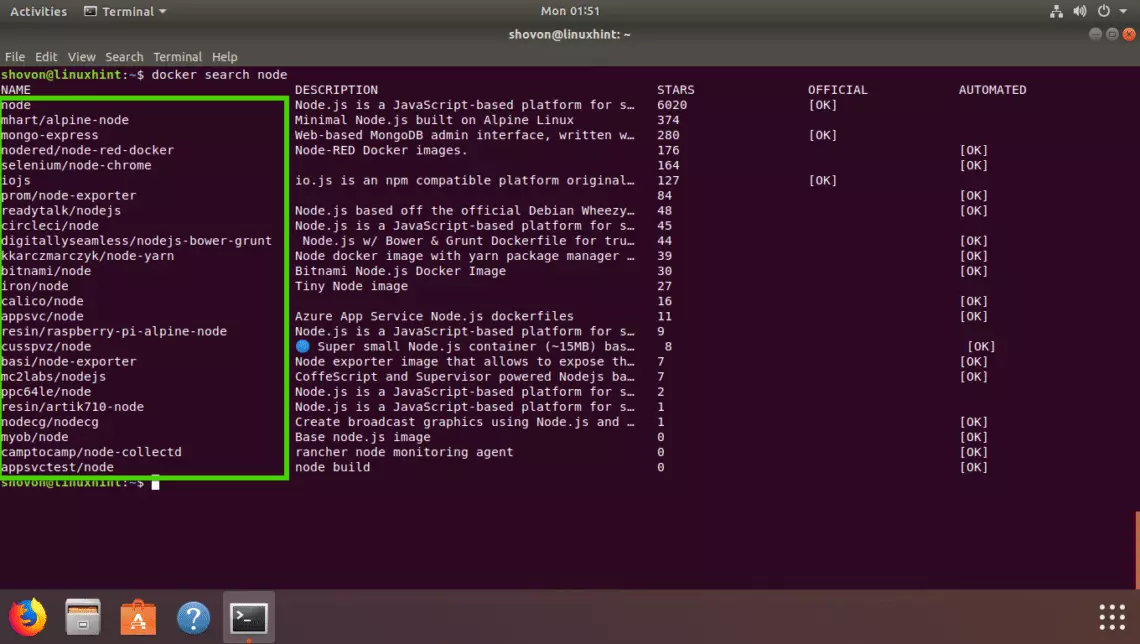 Sut i Gosod a Defnyddio Docker ar Ubuntu 18.04 LTS 8053_19