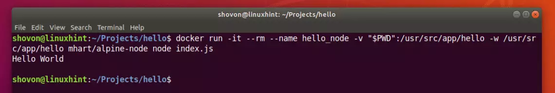 Nola instalatu eta erabili Docker Ubuntu 18.04 LTS-n 8053_27