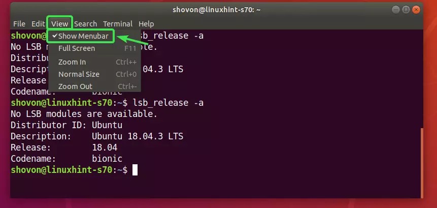 Hoe kinne jo GNOME Terminal-app brûke 8058_17