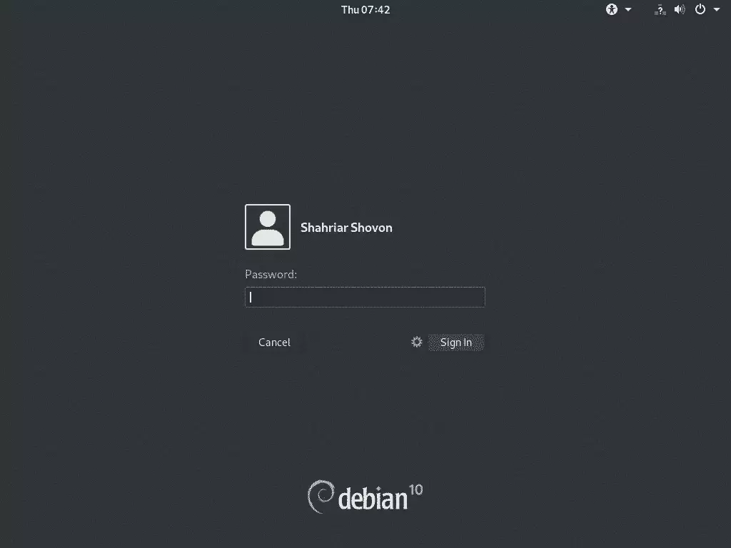 Instalante GNOME Labortabla Medio sur Debian 10 Minimuma Servilo 8059_17