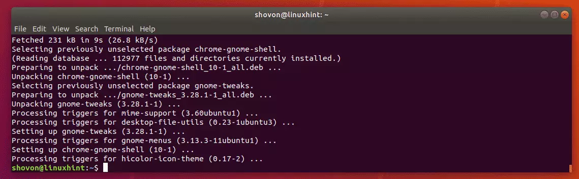 Hoe om Desk Changer GNOME 3-uitbreiding op Ubuntu 18.04 LTS te installeer en te gebruik 8060_4