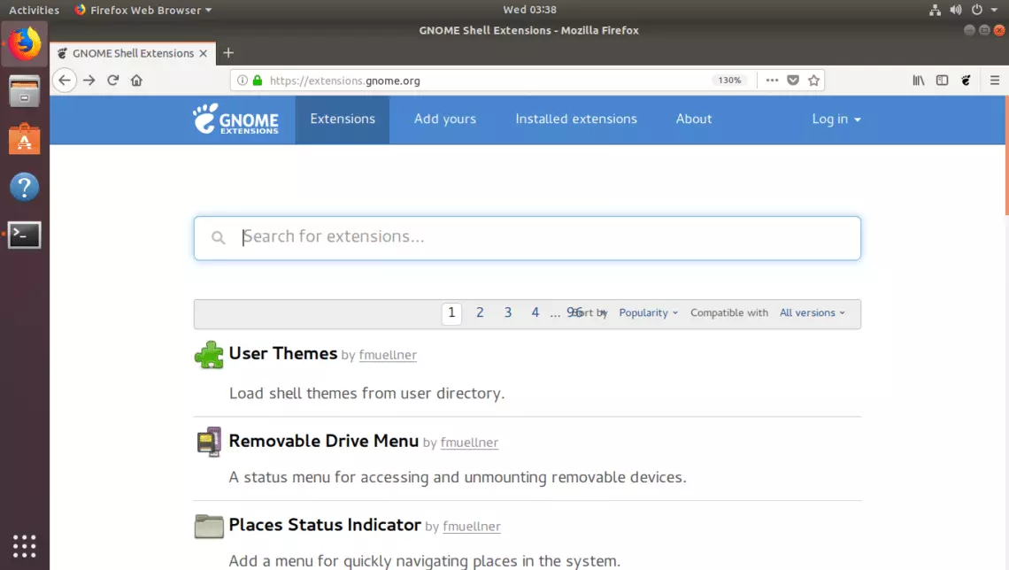 Com instal·lar les extensions de GNOME 3 a Ubuntu 18.04 LTS 8066_14