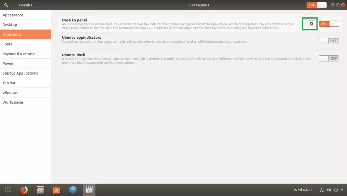 Hoe GNOME 3-extensies op Ubuntu 18.04 LTS te installeren 8066_20