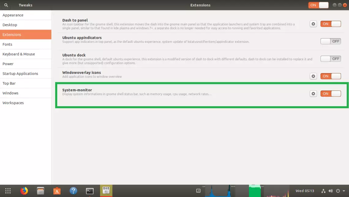 Com instal·lar les extensions de GNOME 3 a Ubuntu 18.04 LTS 8066_30