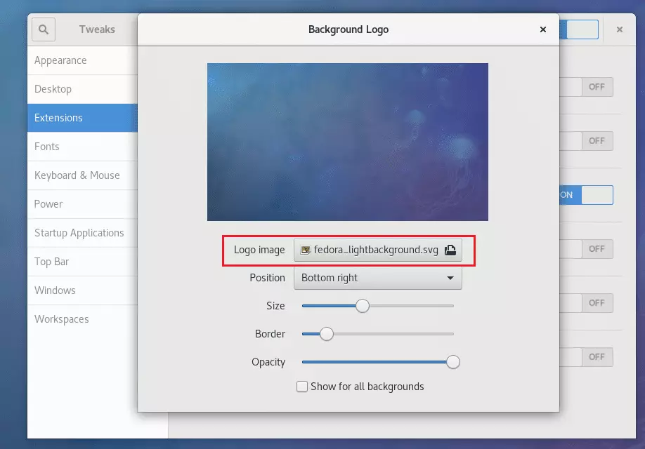 Лепшыя налады Gnome з дапамогай Gnome Tweak Tool 8068_5