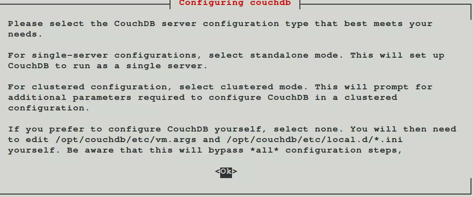 Installazione di CouchDB su Ubuntu 20.04 8101_7