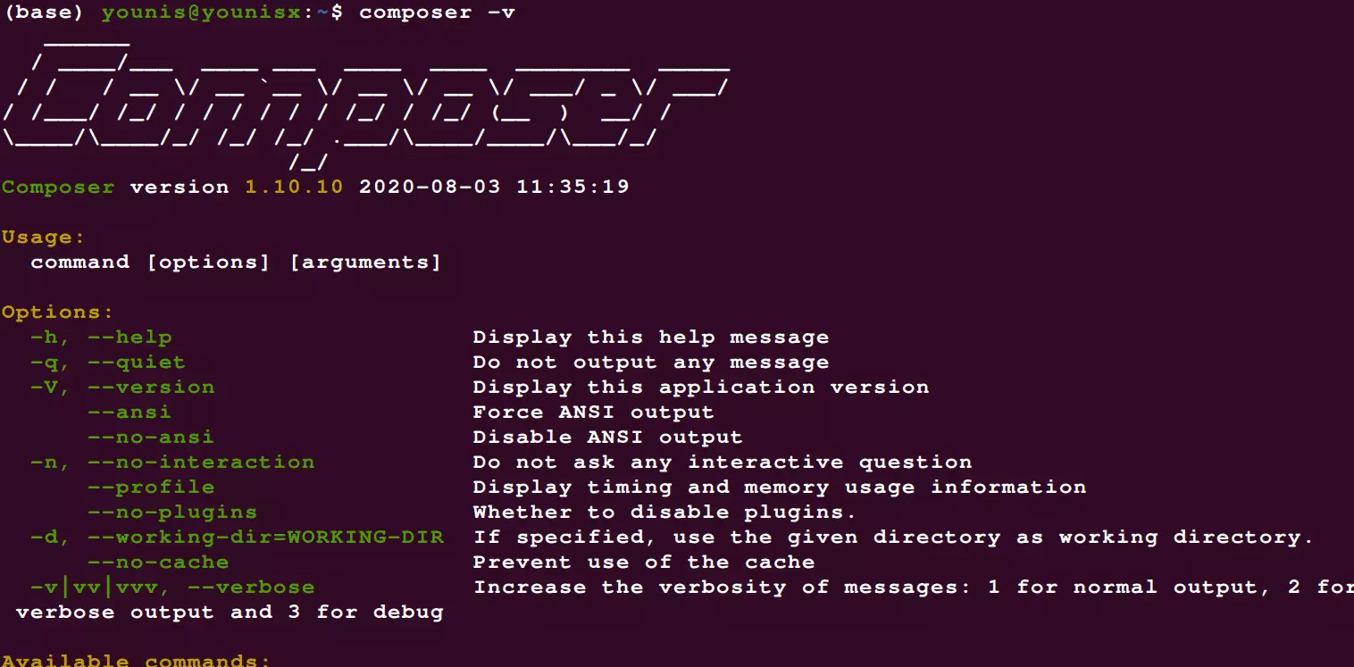 Ubuntu 20.04'te PHP Besteci Nasıl Kurulur ve Kullanılır 8105_10