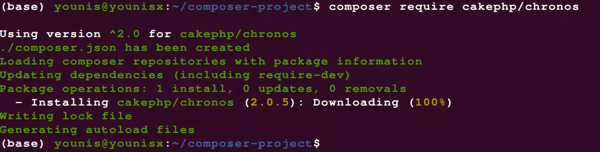 Ako nainštalovať a používať PHP Composer na Ubuntu 20.04 8105_12