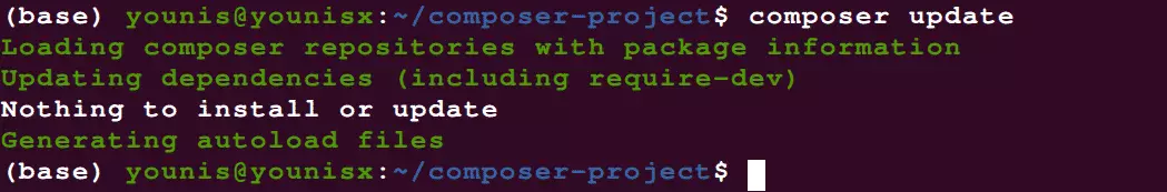 Hoe om PHP Composer op Ubuntu 20.04 te installeer en te gebruik 8105_16