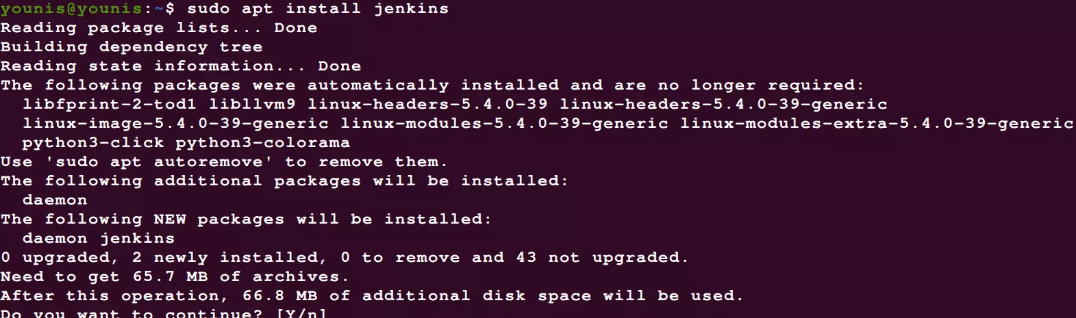 Komme i gang med Jenkins på Ubuntu 20.04 8109_4