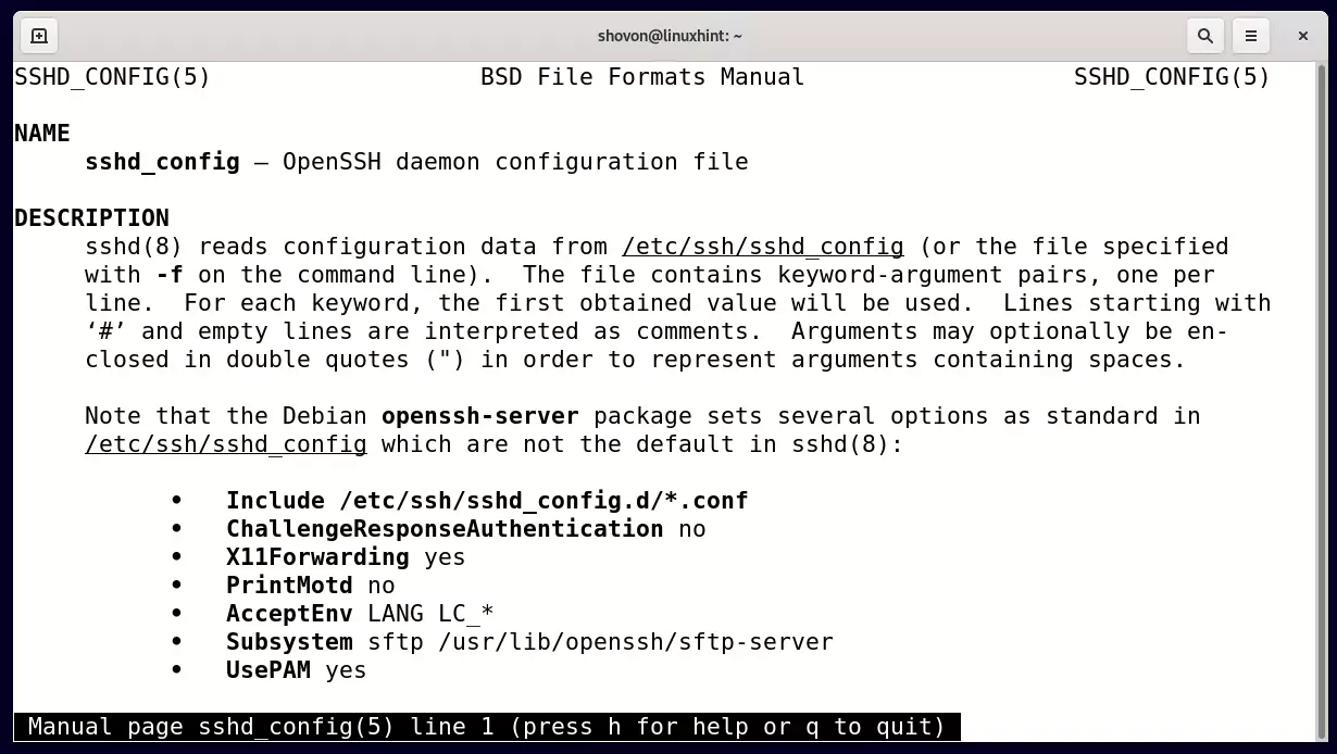 Debian 11де SSH серверин иштетүү 817_28