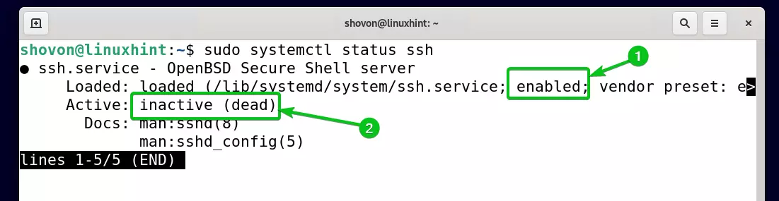 เปิดใช้งานเซิร์ฟเวอร์ SSH บน Debian 11 817_7