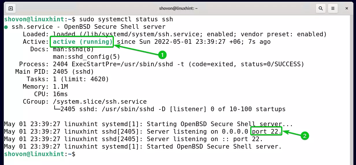Debian 11 da SSH serverini yoqing 817_9