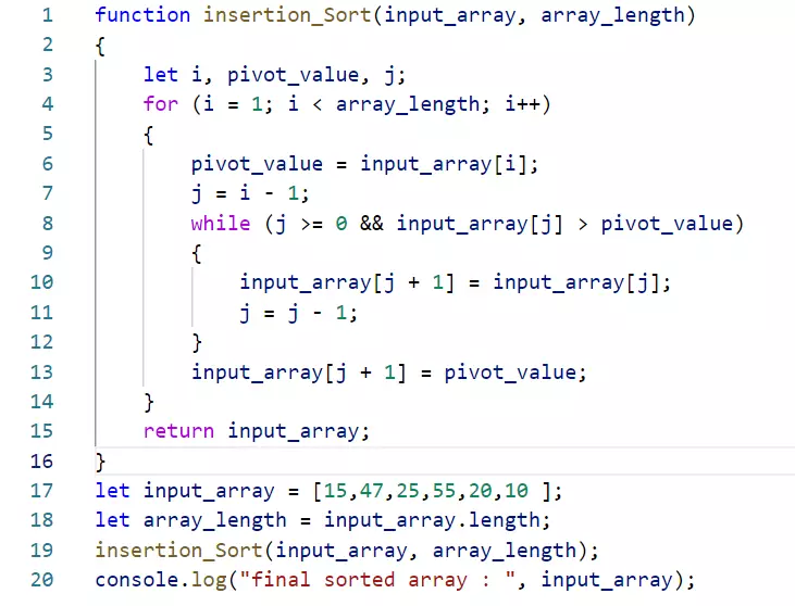 JavaScript'та кертү сортлары 8193_9