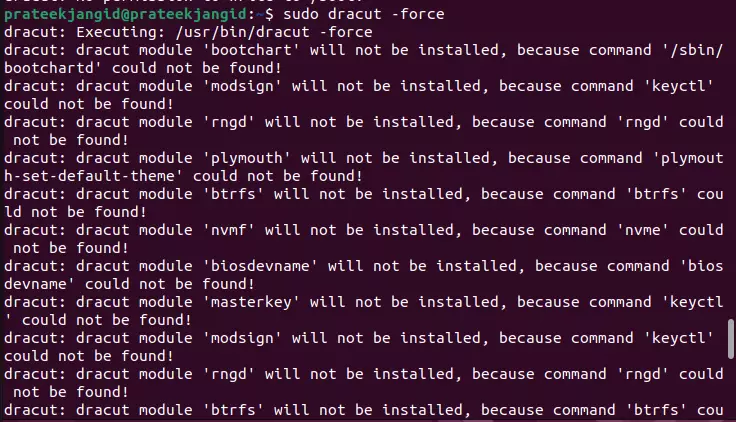 Ungayisebenzisa kanjani i-Dracut Command ku-Linux