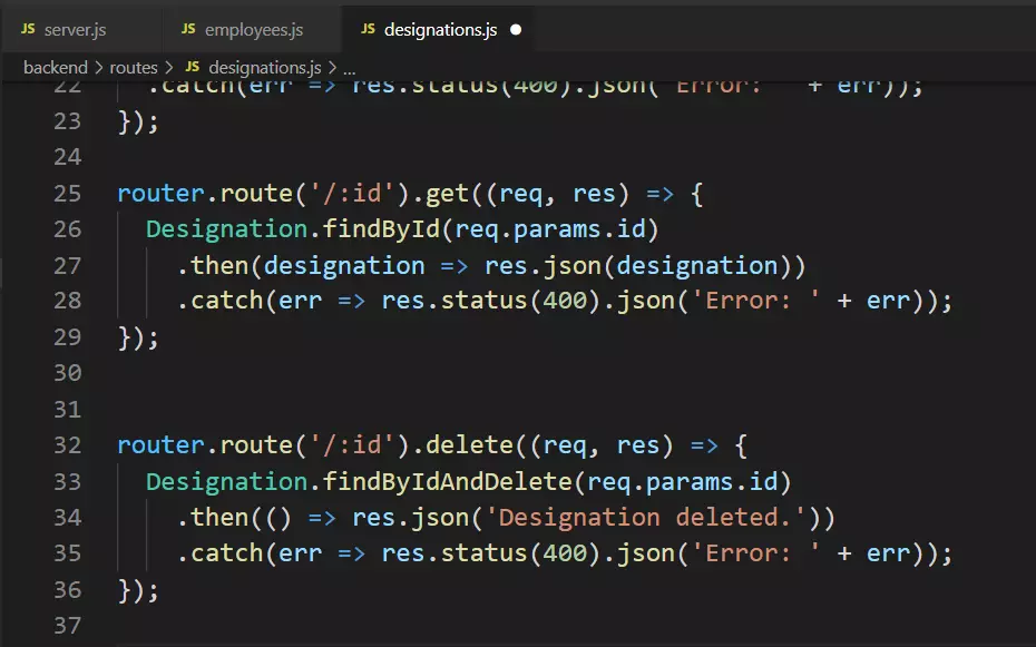 Node.js ରେ ସର୍ଭର ପାର୍ଶ୍ୱରେ ରୁଟ୍ କିପରି ସୃଷ୍ଟି କରିବେ | 8201_15