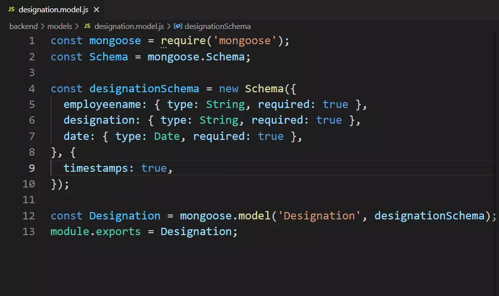 如何在 Node.js 服务器上定义模型 8202_6