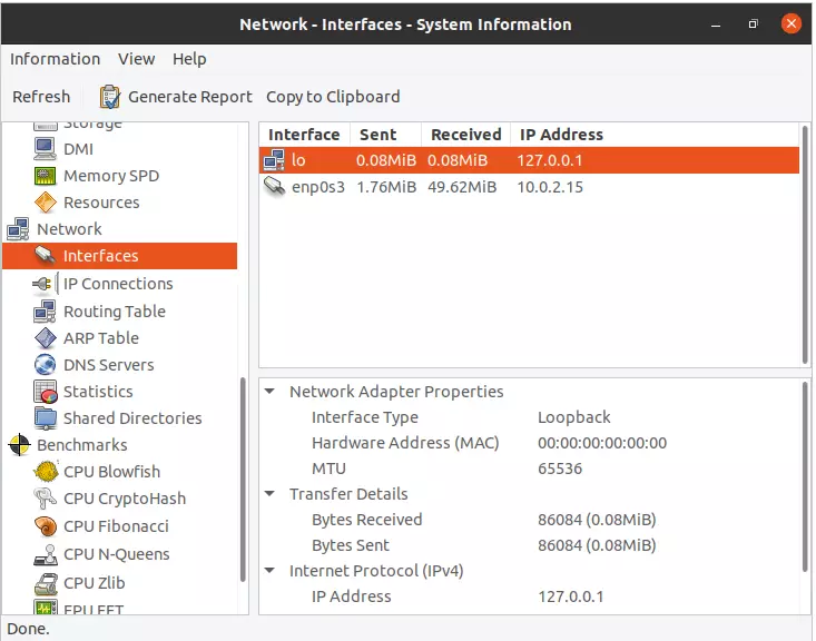 HardInfo: Linux-da Hardware Məlumatını yoxlayın 8217_9