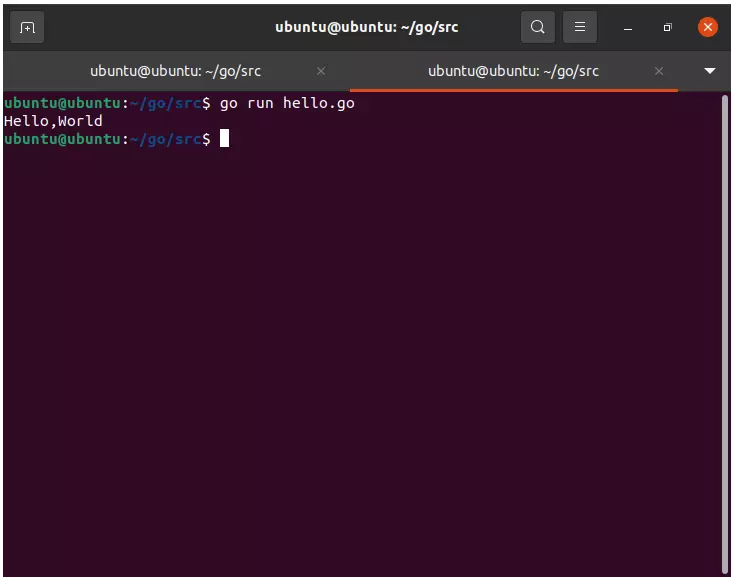 Ինչպես տեղադրել Go-ն Ubuntu 20.04-ում 8225_6
