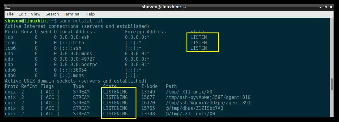 Linux에서 Netstat 명령을 사용하여 특정 포트를 확인하는 방법 8227_11