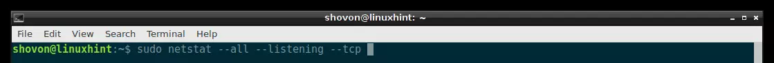 Тодорхой портыг шалгахын тулд Linux дээрх Netstat командыг хэрхэн ашиглах вэ 8227_13